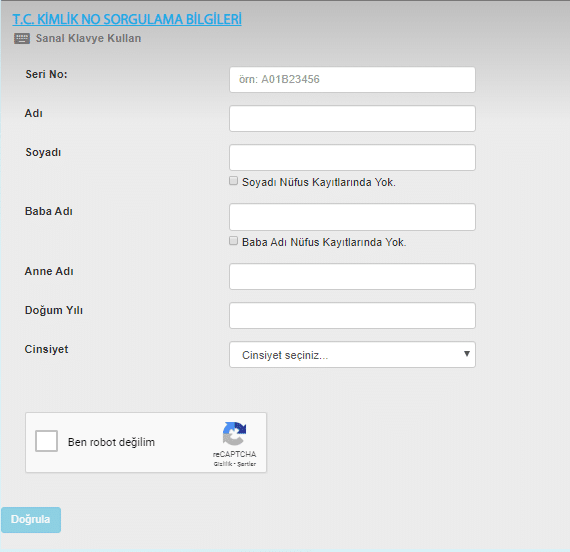 TC Kimlik Sorgulama ve Doğrulama İşlemleri Nasıl Yapılır?